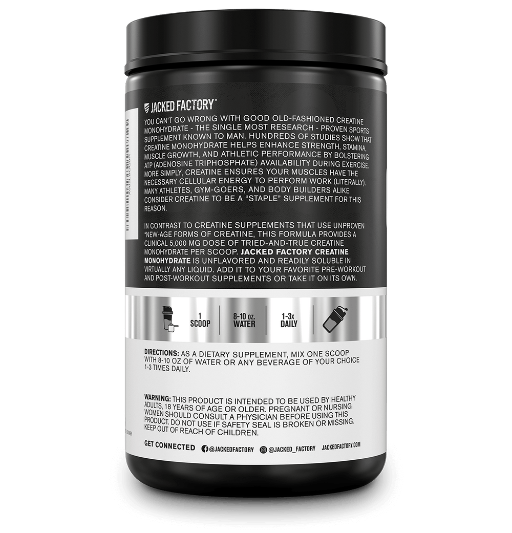 Creatine Monohydrate | Jacked Factory