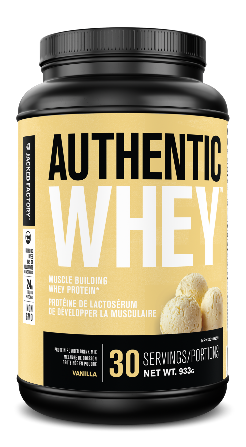 Authentic Whey Muscle Building Protein Powder | Jacked Factory